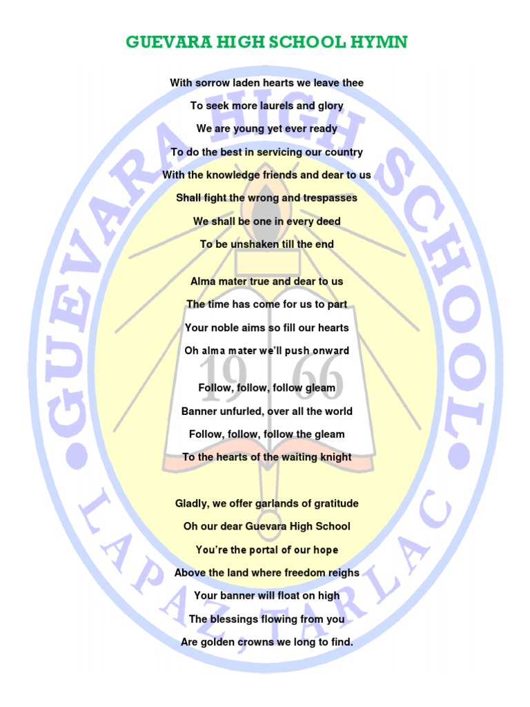 Guevara High School Hymn | PDF