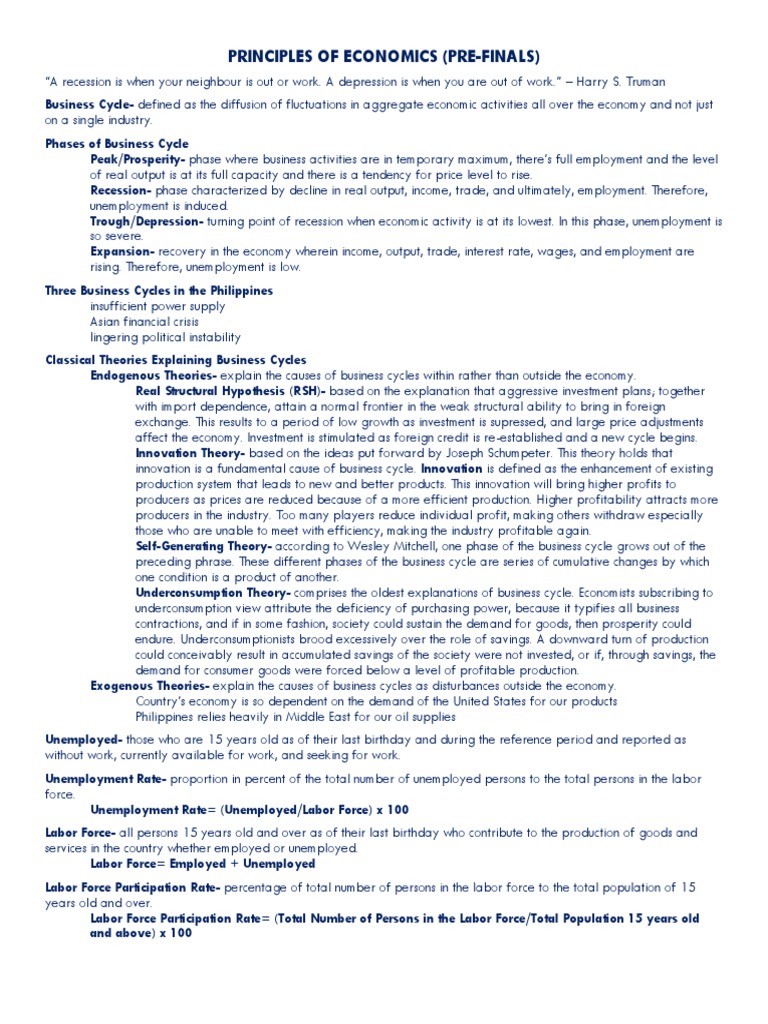 Unemployment and Inflation | PDF | Inflation | Business Cycle