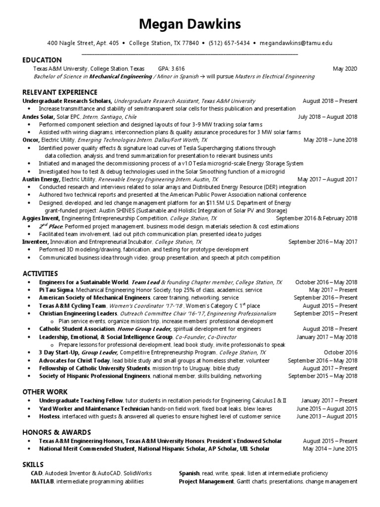Resume Abb | PDF | Distributed Generation | Entrepreneurship