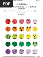 Free DOPE Bird Personality Test PDF | PDF | Birds | Citation