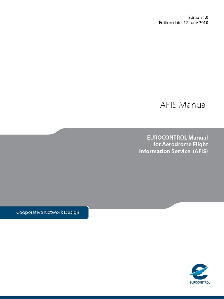 Afis Manual | PDF | Air Traffic Control | Instrument Flight Rules