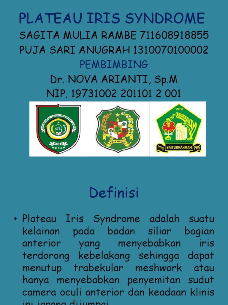 Plateau Iris Syndrome | PDF