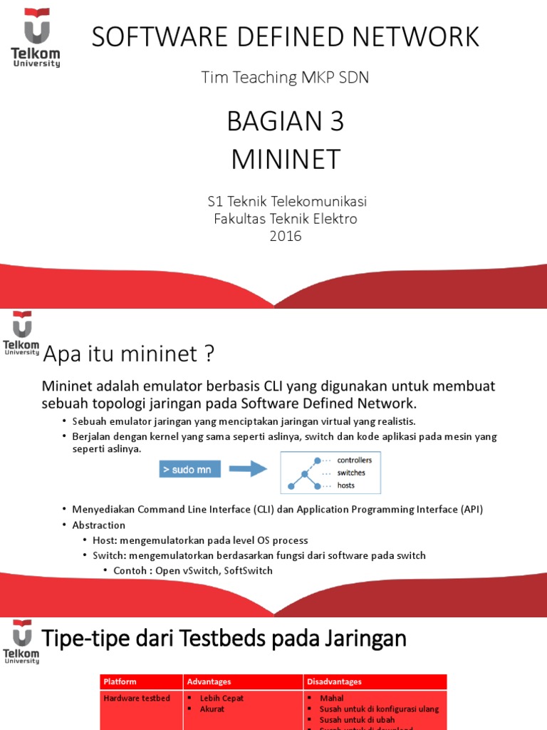 Mininet | PDF