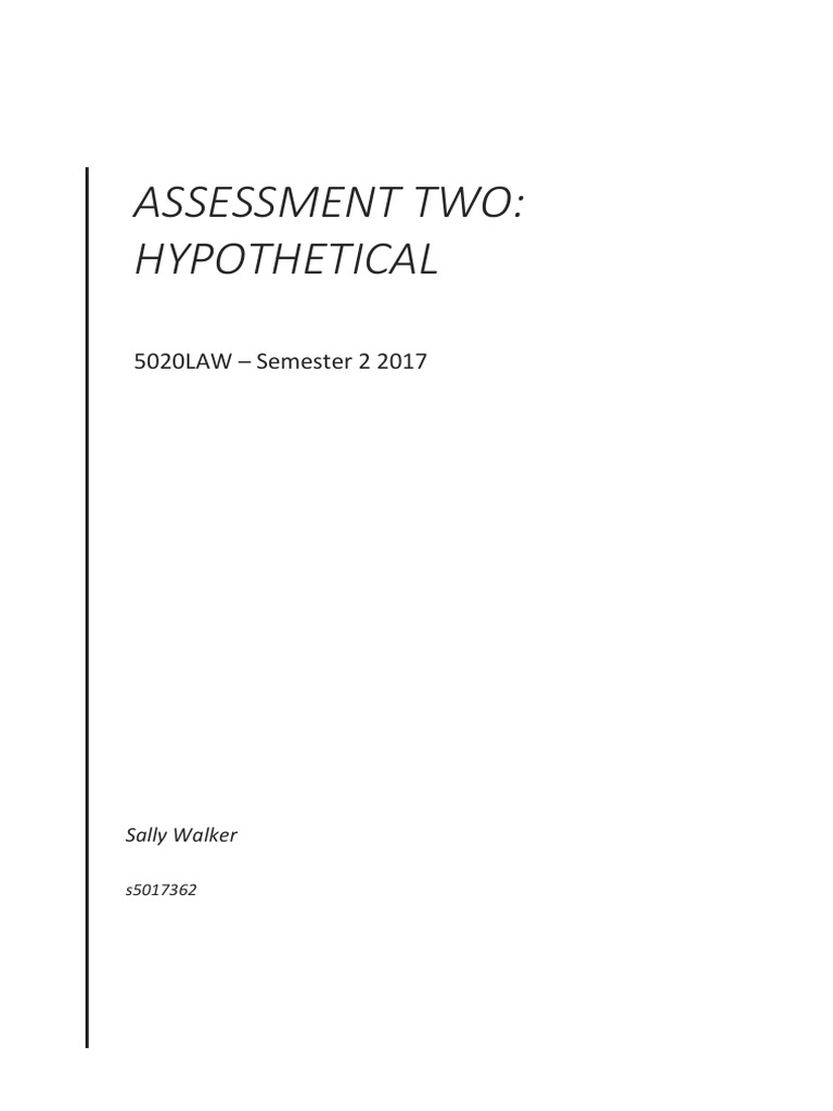 Hypothetical Assignment | Download Free PDF | Queensland | Zoning