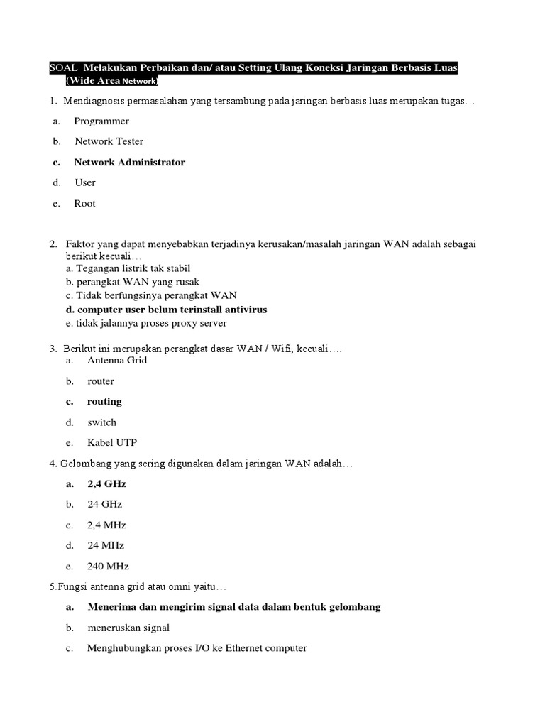 SOAL kk16 | PDF