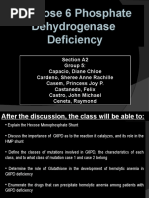 MIMS Summary Table-G6PD | PDF