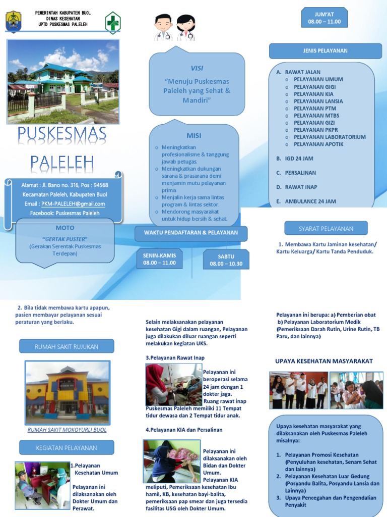 Leaflet Puskesmas | PDF