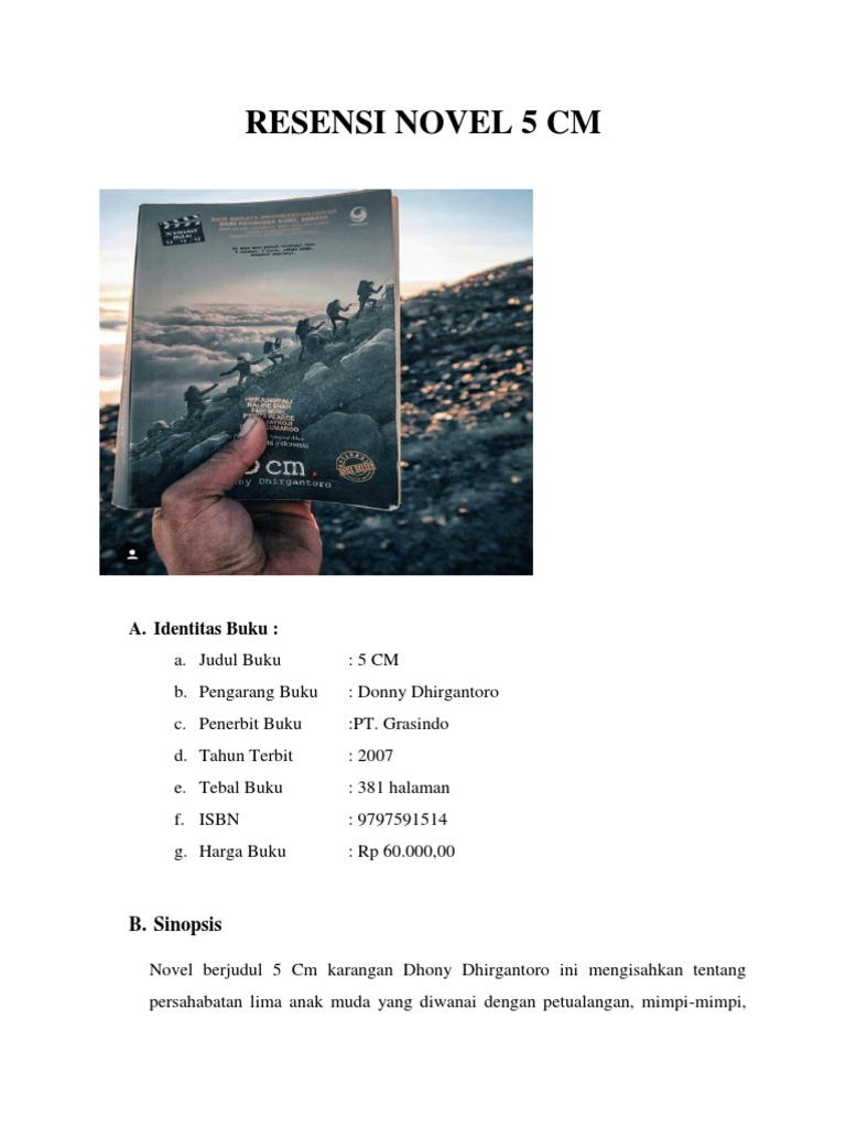 Resensi Novel 5 CM | PDF | Poetry