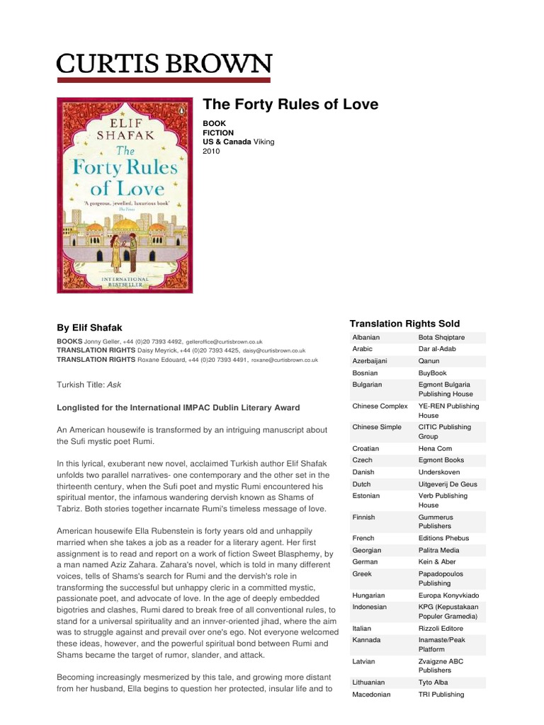 The Forty Rules of Love | PDF | Rumi | Languages