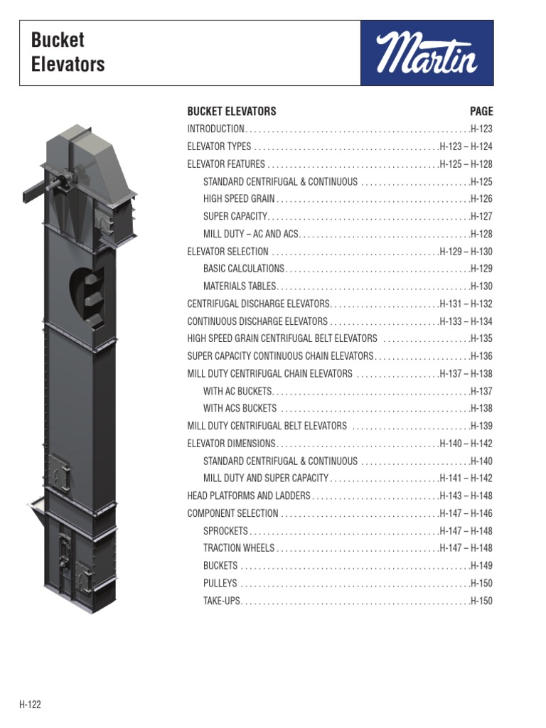 Bucket Elevator Design and Types Guide | PDF | Belt (Mechanical) | Elevator