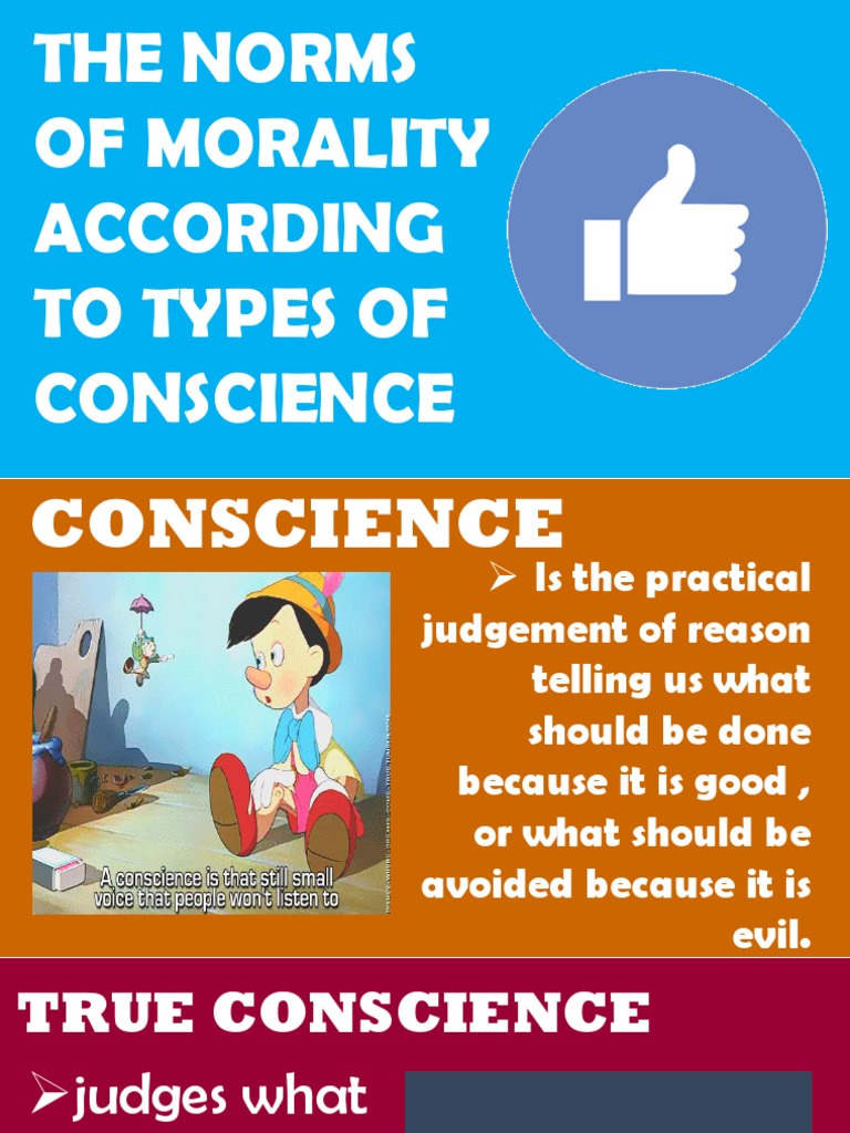 The Norms of Morality According To Types of Conscience | PDF