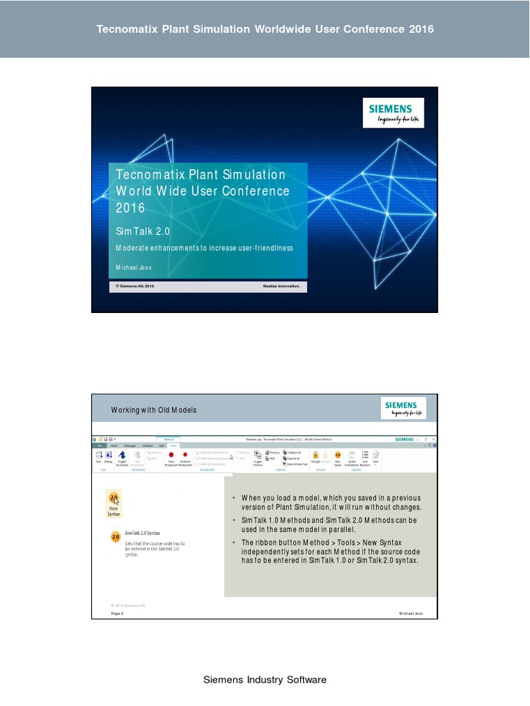 24 38 Joos Siemens Introduction To SimTalk 2 0 | PDF | Parameter ...