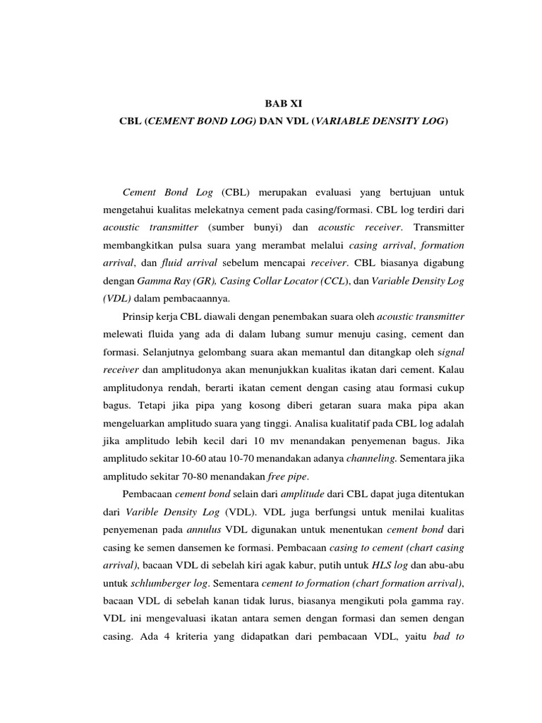 Laporan CBL VDL | PDF