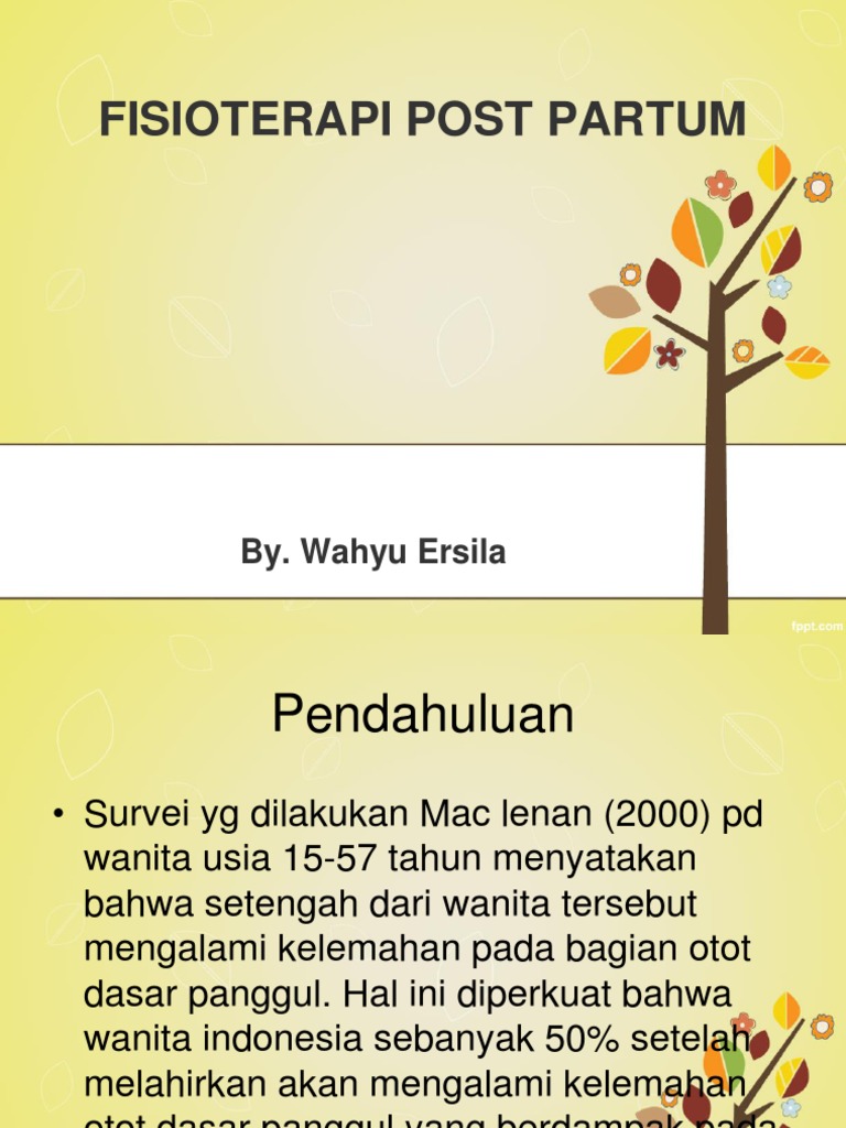 Fisioterapi Post Partum | PDF