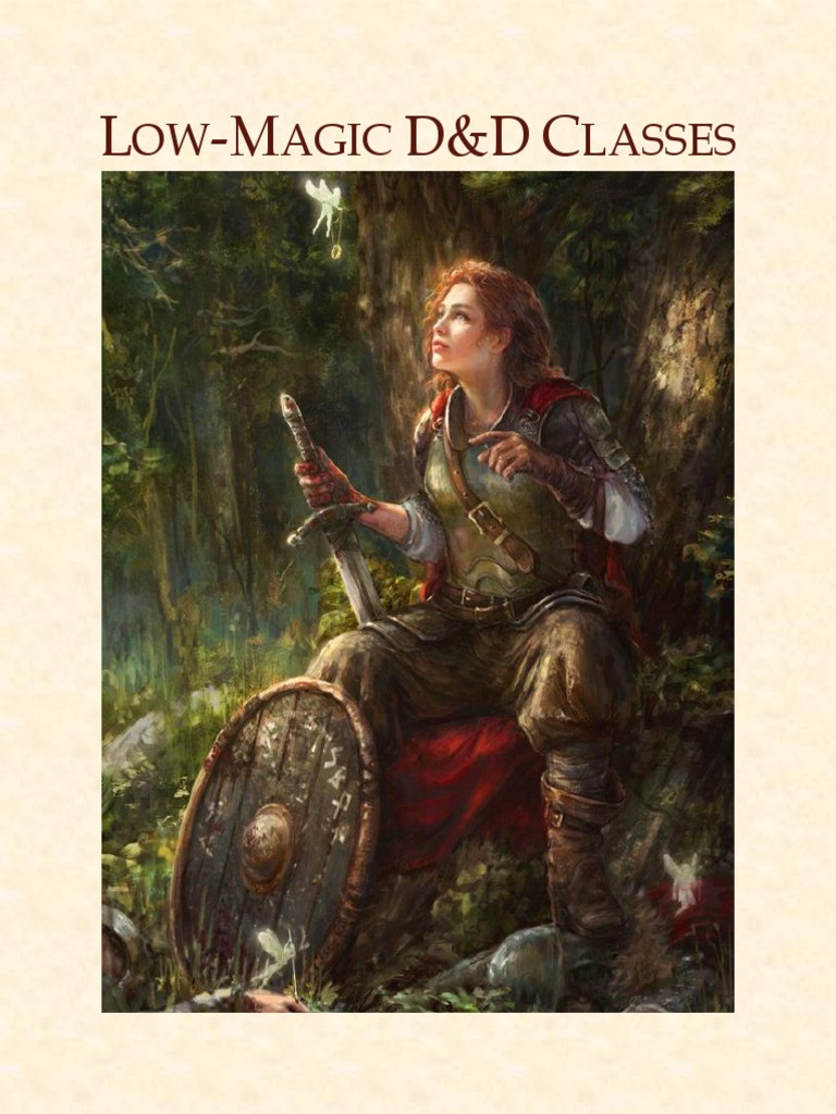 Low Magic Classes PDF | PDF | Gary Gygax Games | D20 System