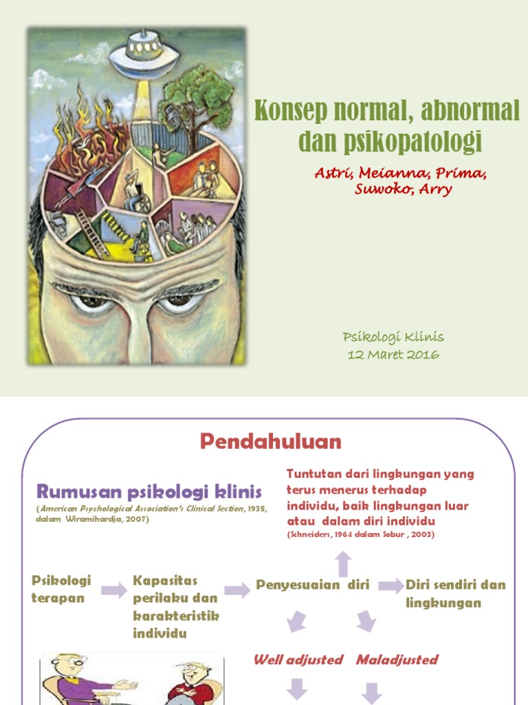 Konsep Perilaku Normal, Abnormal Dan Psikopatologi PDF | PDF