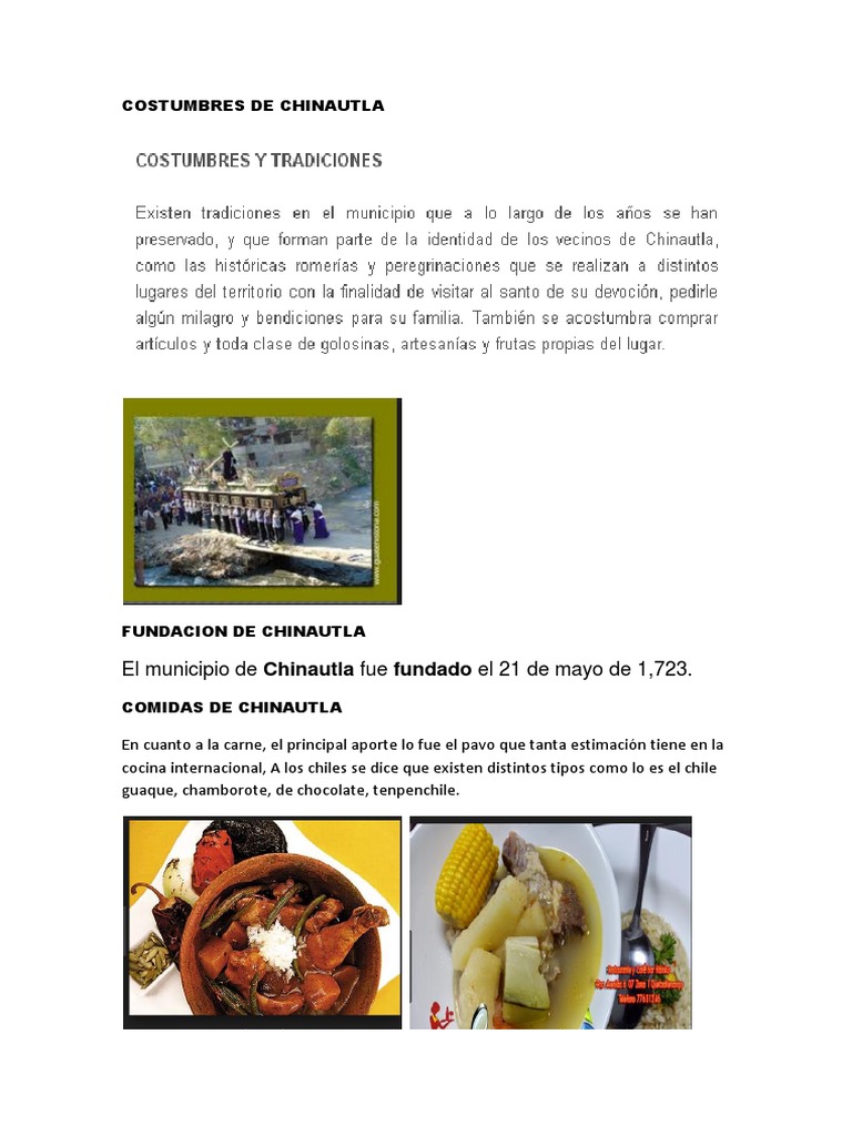 Costumbres de Chinautla | PDF