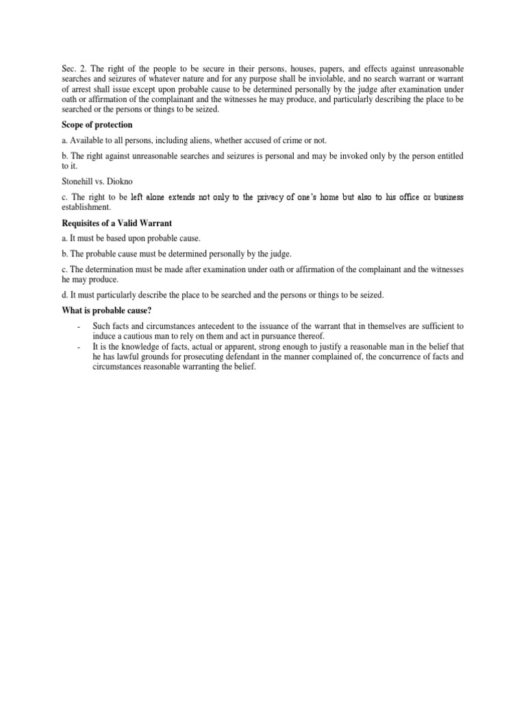 Scope of Protection | PDF