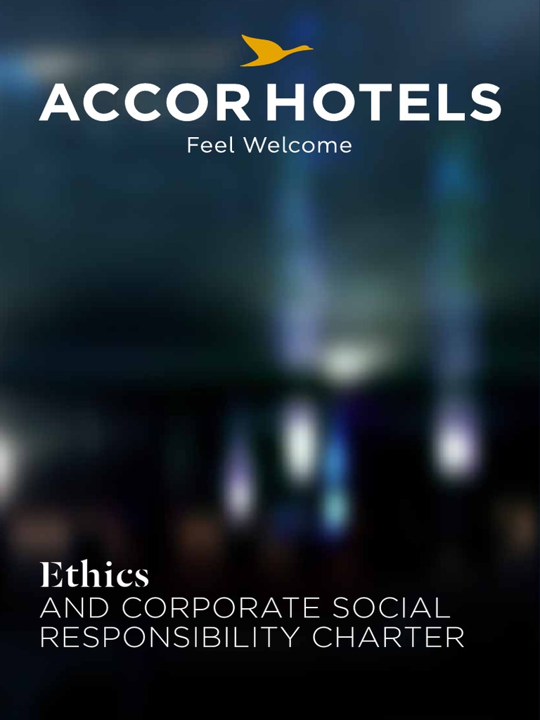 Ethics CSR Charter AccorHotels | Bribery | Corporate Social Responsibility
