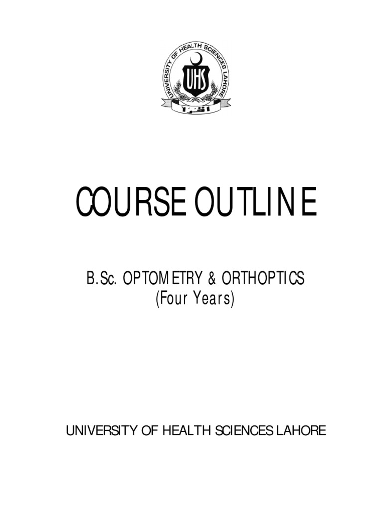 BSC Optometry | PDF | Optometry | Contact Lens
