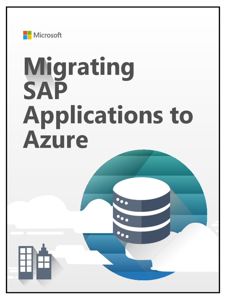 Migrating SAP Applications to Azure (1) | Databases | Sap Se
