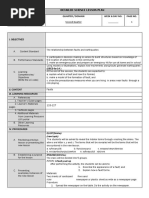 Detailed Lesson Plan 2 | PDF | Fault (Geology) | Earthquakes