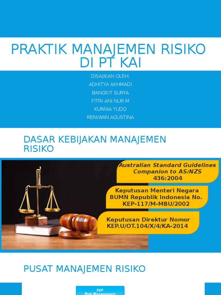 Manajemen Risiko PT KAI Tayangan | PDF