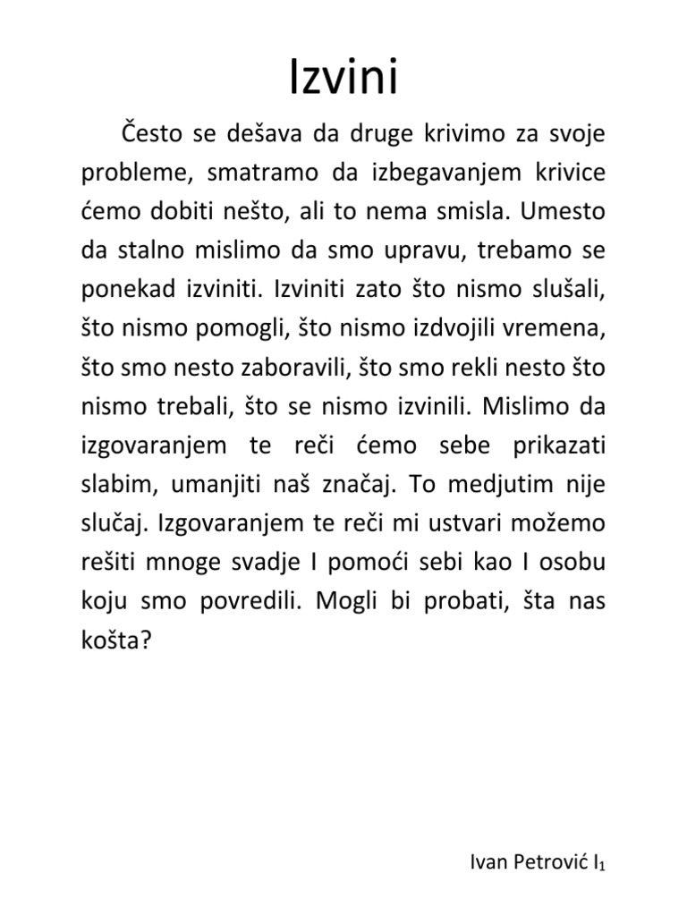 Izvini: Ivan Petrović I | PDF