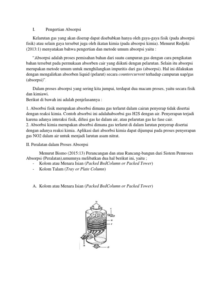 Pengertian Absorbsi | PDF
