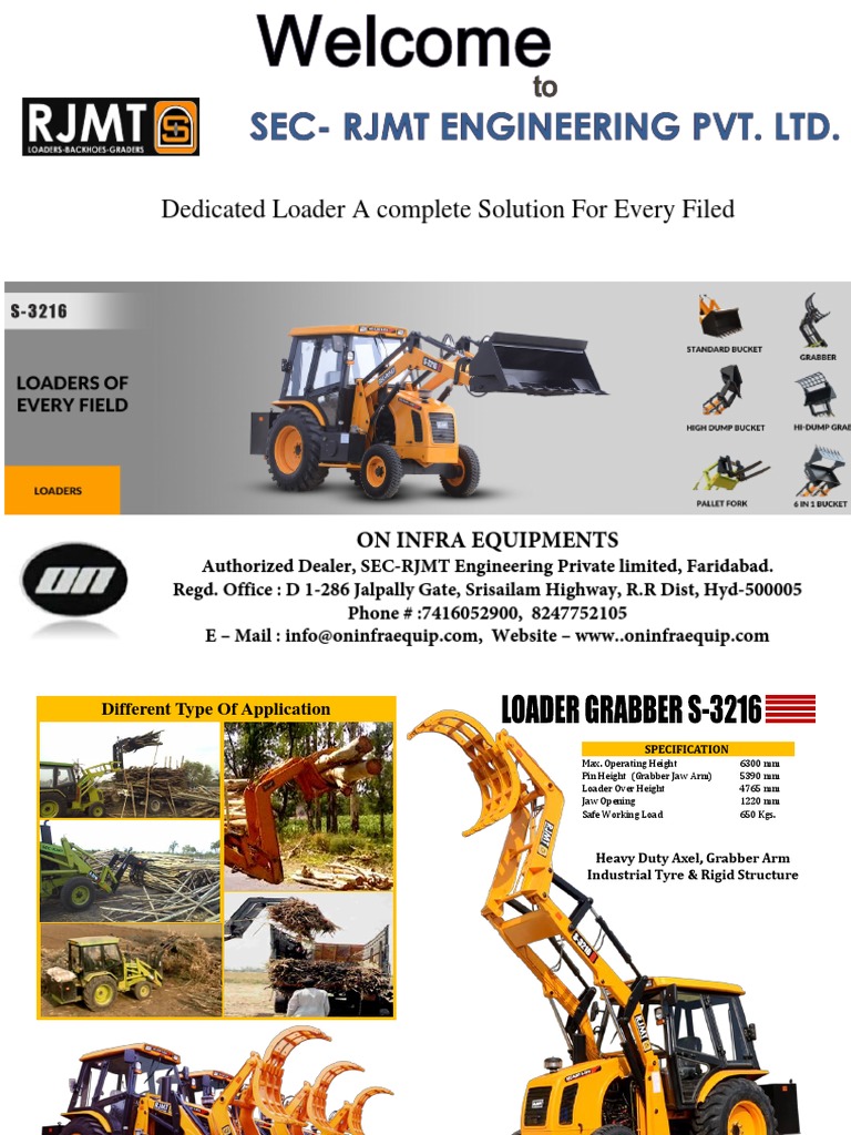 Sugercane Grabber Loader Opt | PDF | Loader (Equipment) | Transmission ...