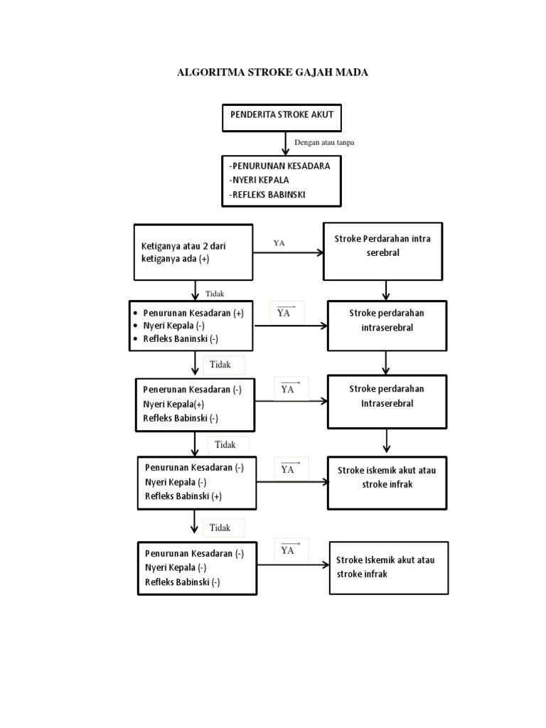 Algoritma Stroke Gajah Mada | PDF