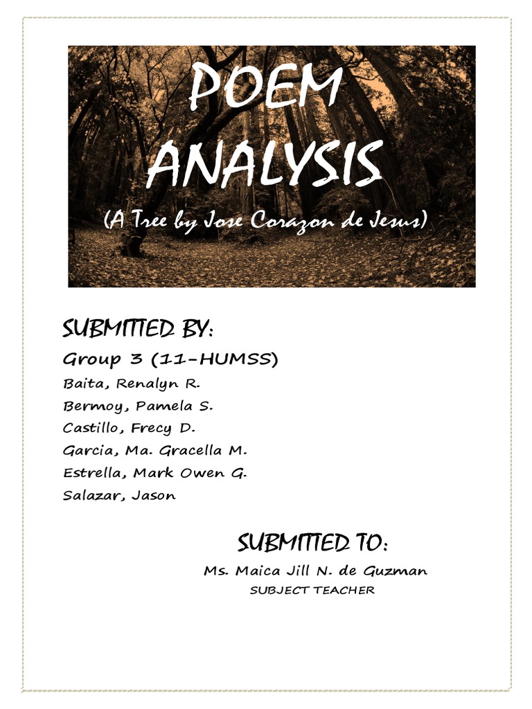 Poem Analysis | PDF | Poetry | Punctuation