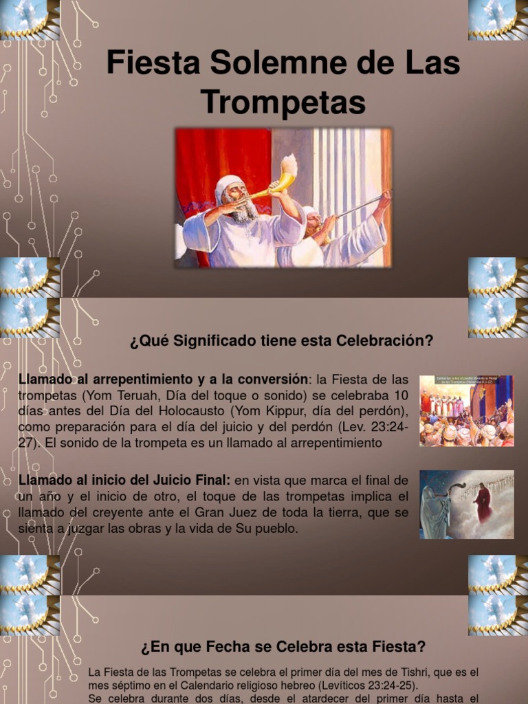 Significado de la Fiesta de las Trompetas | PDF | Biblia | Tora
