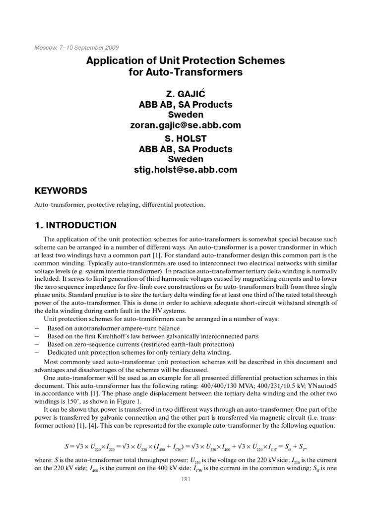 1MRG000577 en Application of Unit Protection Schemes For Auto ...