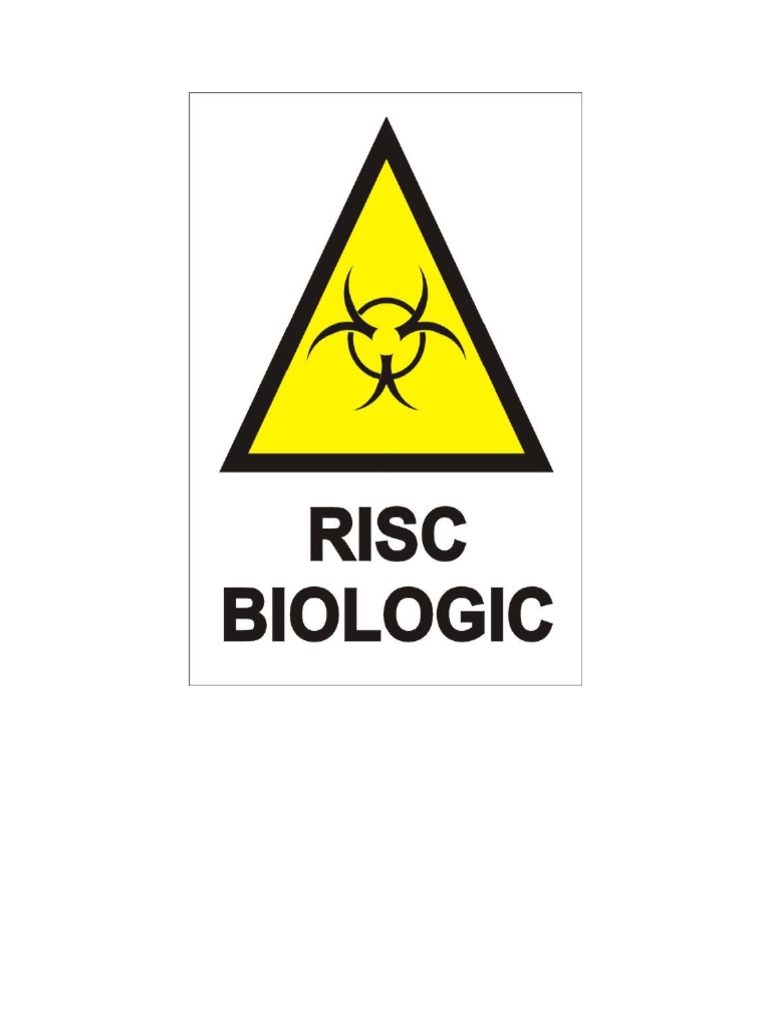 Pictograma Risc Biologic | PDF