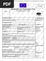 Main Turkish Visa Application Form | PDF | Travel Visa | Passport
