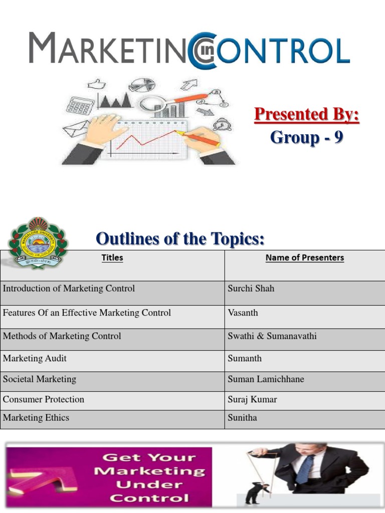 Marketing Control Processes and Methods | PDF | Consumer Protection ...
