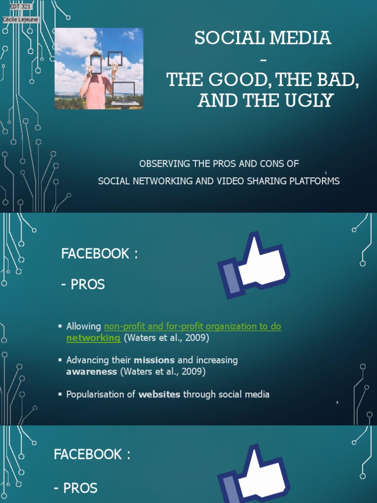Pros and Cons of Social Media Platforms | PDF | Social Media | Popular ...