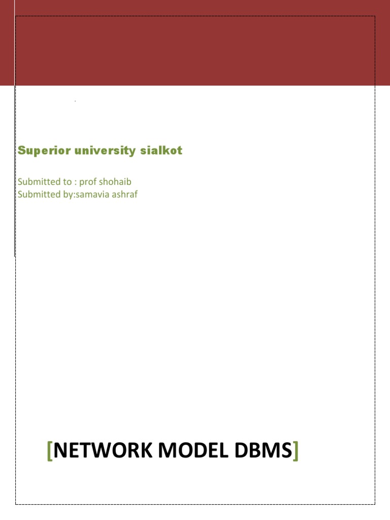 Network Database Model | PDF | Relational Model | Databases