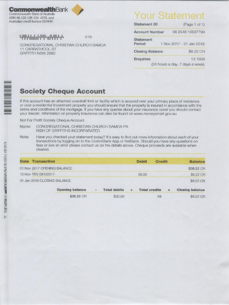 Commonwealth Statements | PDF