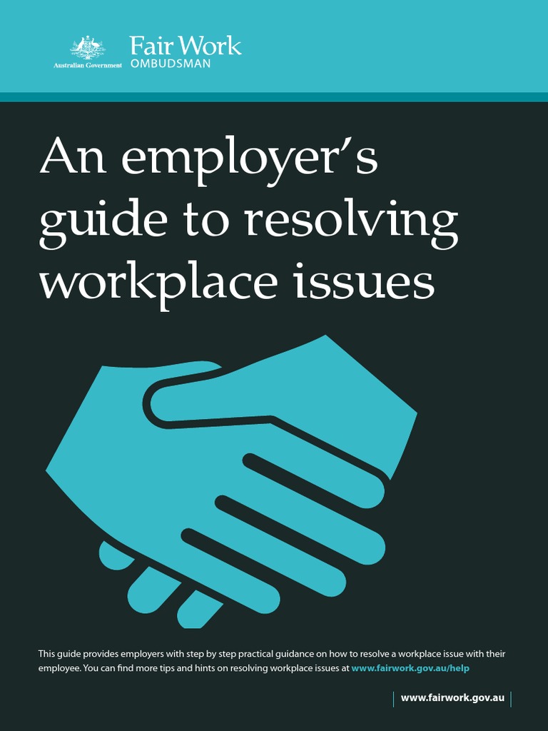 An Employer's Guide To Resolving Workplace Issues | PDF | Mediation ...