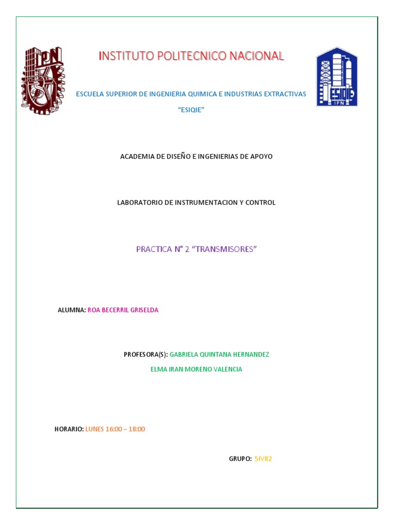 Práctica de Transmisores Neumáticos | PDF | Ciencias fisicas | Naturaleza