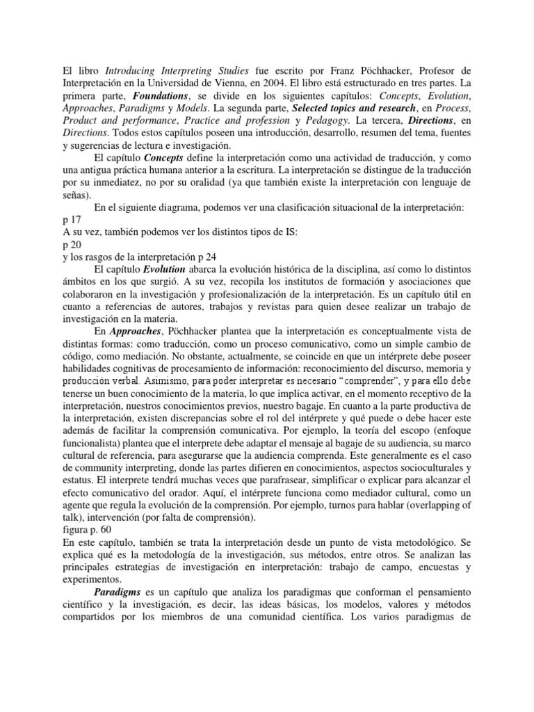 Introducing Interpreting Studies | PDF | Translations | Emergence