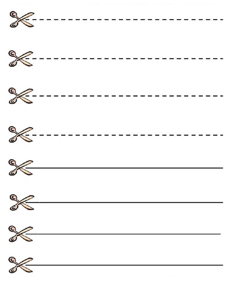 Aktiviti Menggunting | PDF