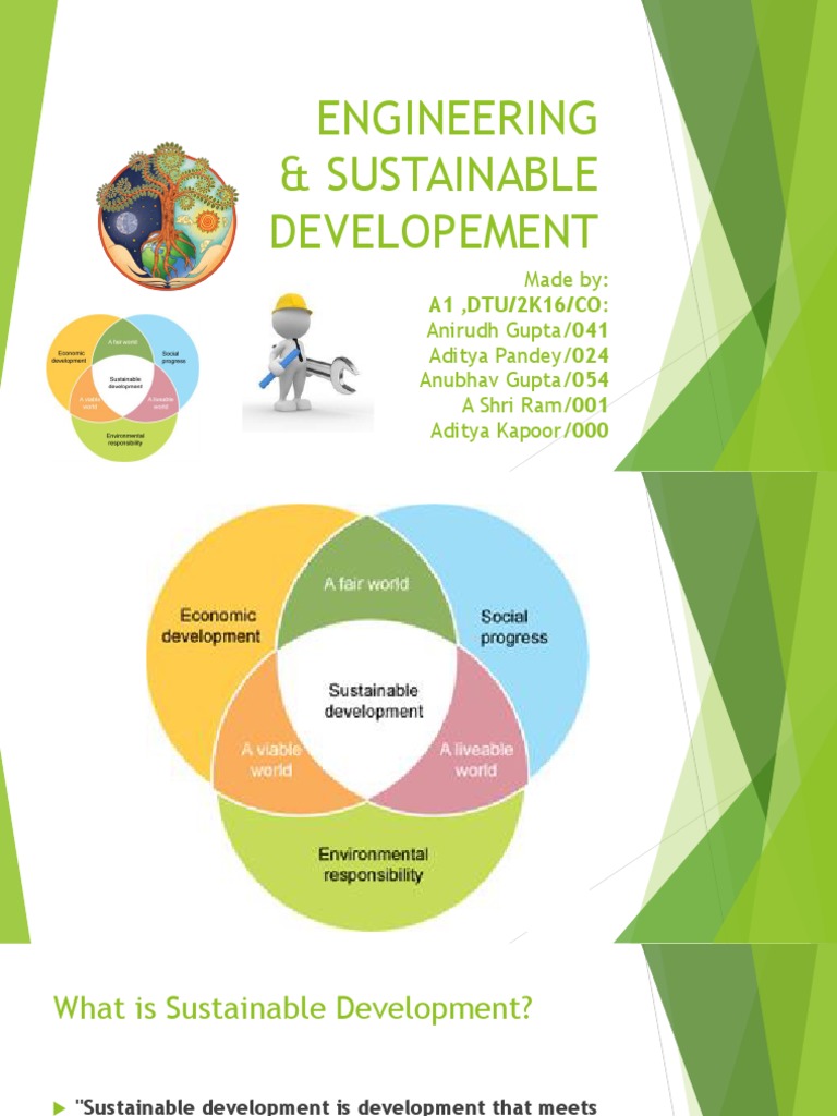 Engineering Sustainable Development | PDF | Sustainability | Energy ...
