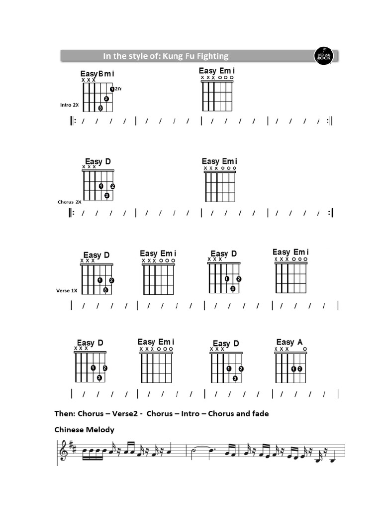 Kung Fu Song Charts | PDF