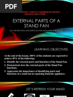 Parts of Electric Fan | PDF | Switch | Electric Motor