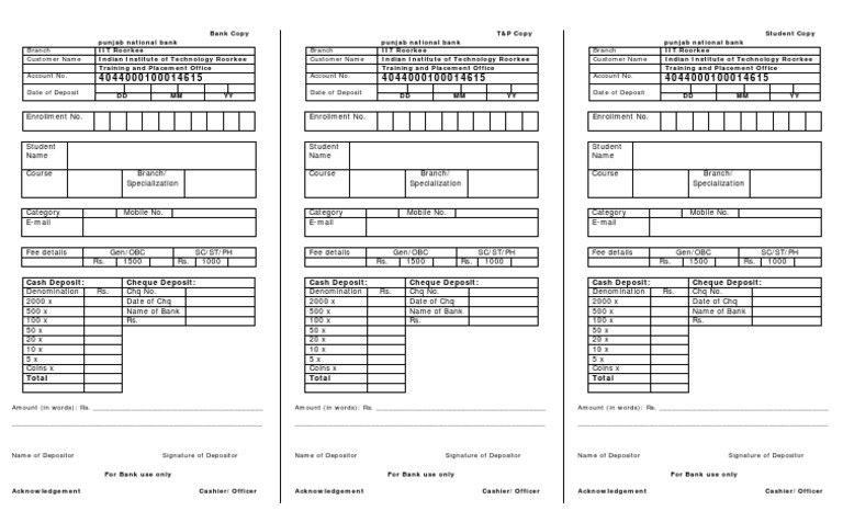 Cash Deposit: Cheque Deposit: Cash Deposit: Cheque Deposit: Cash ...