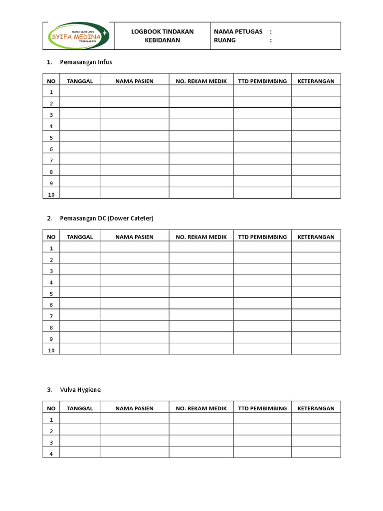 Cover Logbook Bidan | PDF