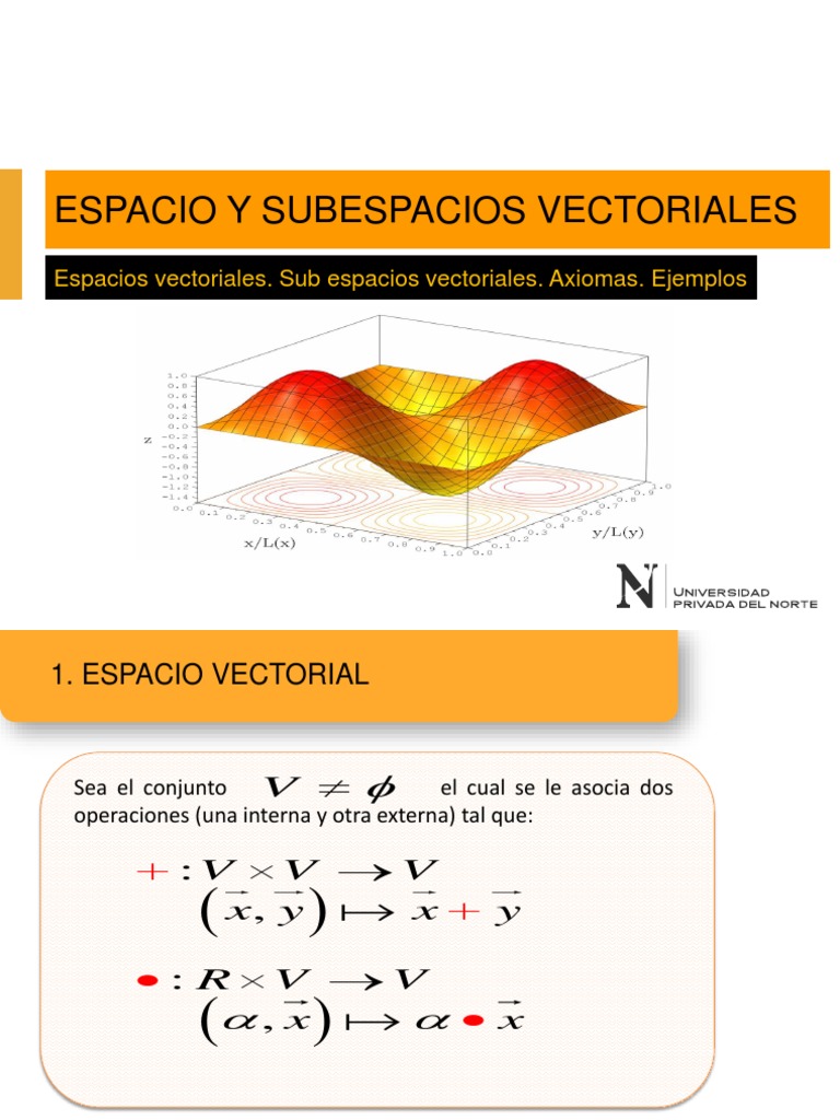 MB1 Espacios Vectoriales | PDF | Espacio vectorial | Vector Euclidiano